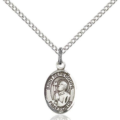 Sterling Silver St. Rene Goupil Petite Pendant | The Catholic Company®