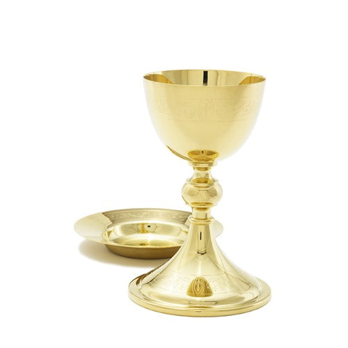 Florentine Border Chalice and Paten Set | The Catholic Company®