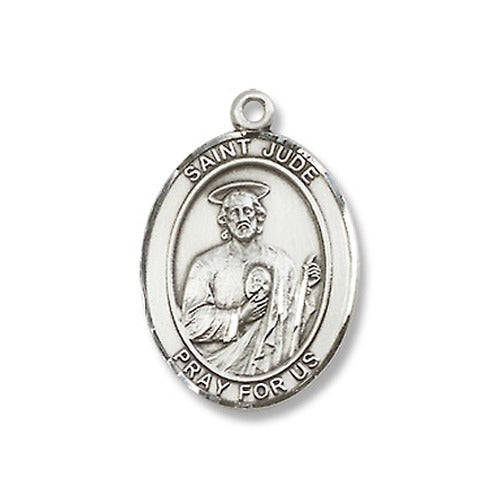 Sterling Silver St. Jude Thaddeus Pendant w/ Chain | The Catholic Company®