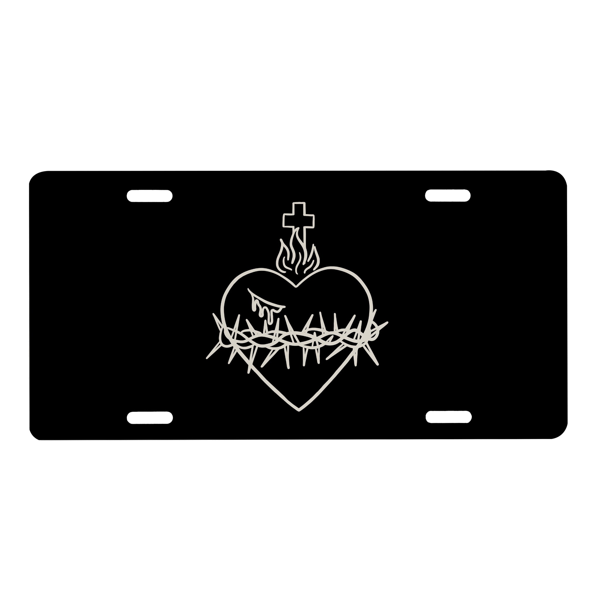 Sacred Heart License Plate | The Catholic Company®