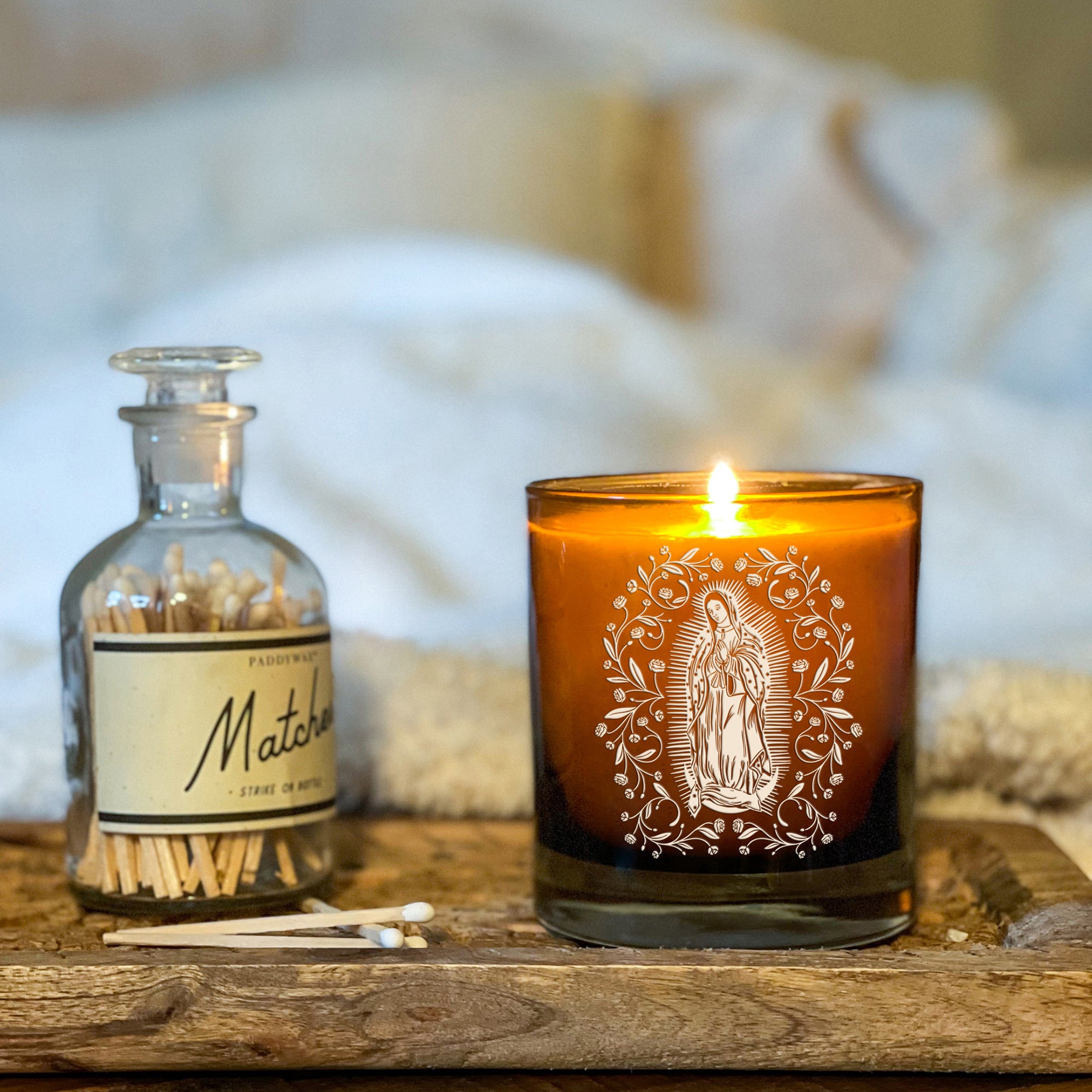 Our Lady of Guadalupe Candle | The Catholic Company®