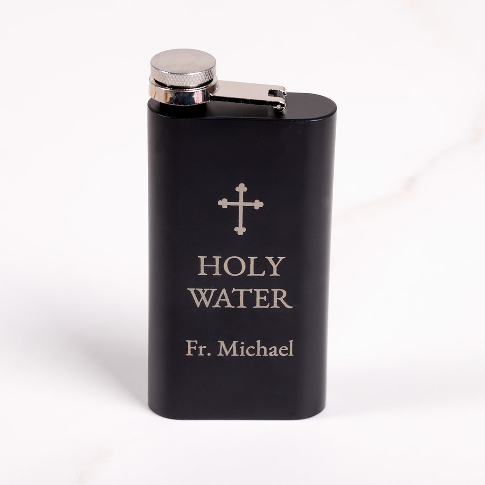 Personalized Holy Water Flask | The Catholic Company®