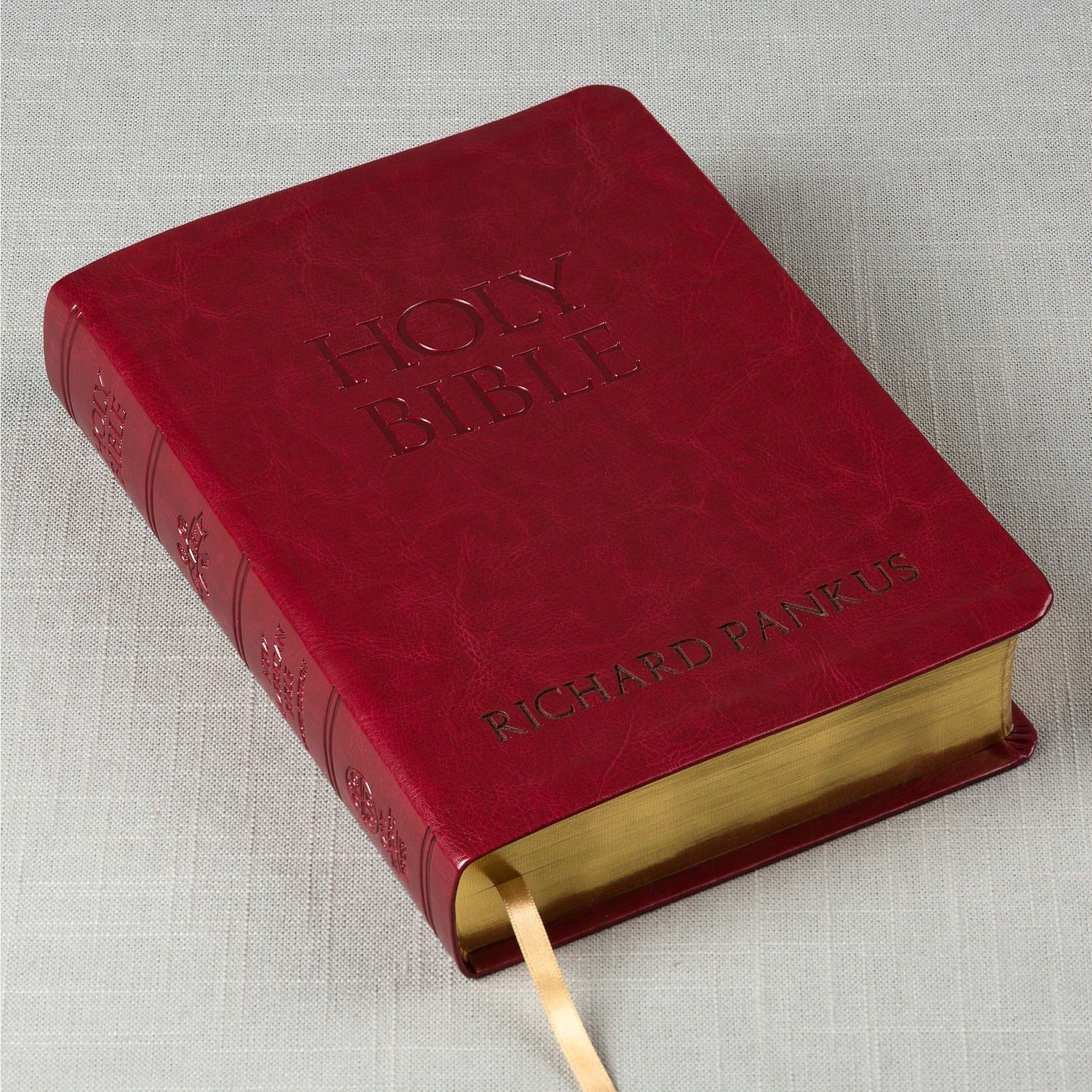 Burgundy Red Premium Ultra Soft Bible | The Catholic Company®