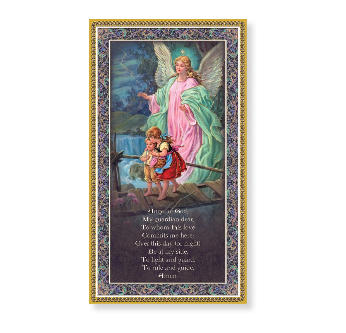 Guardian Angel Prayer Plaque - 9" | The Catholic Company®