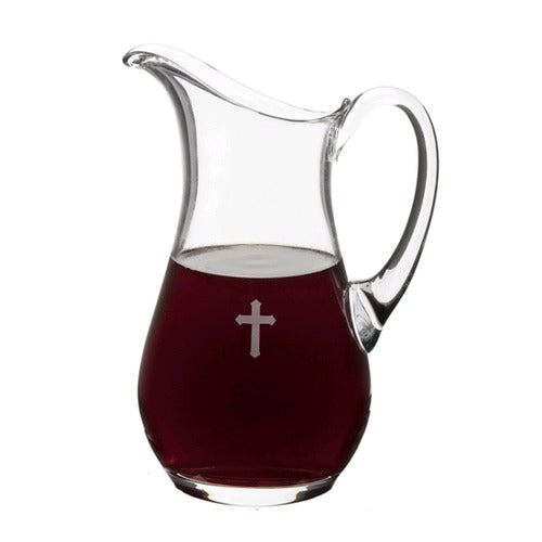 50 oz. Glass Flagon Communion Ware | The Catholic Company®