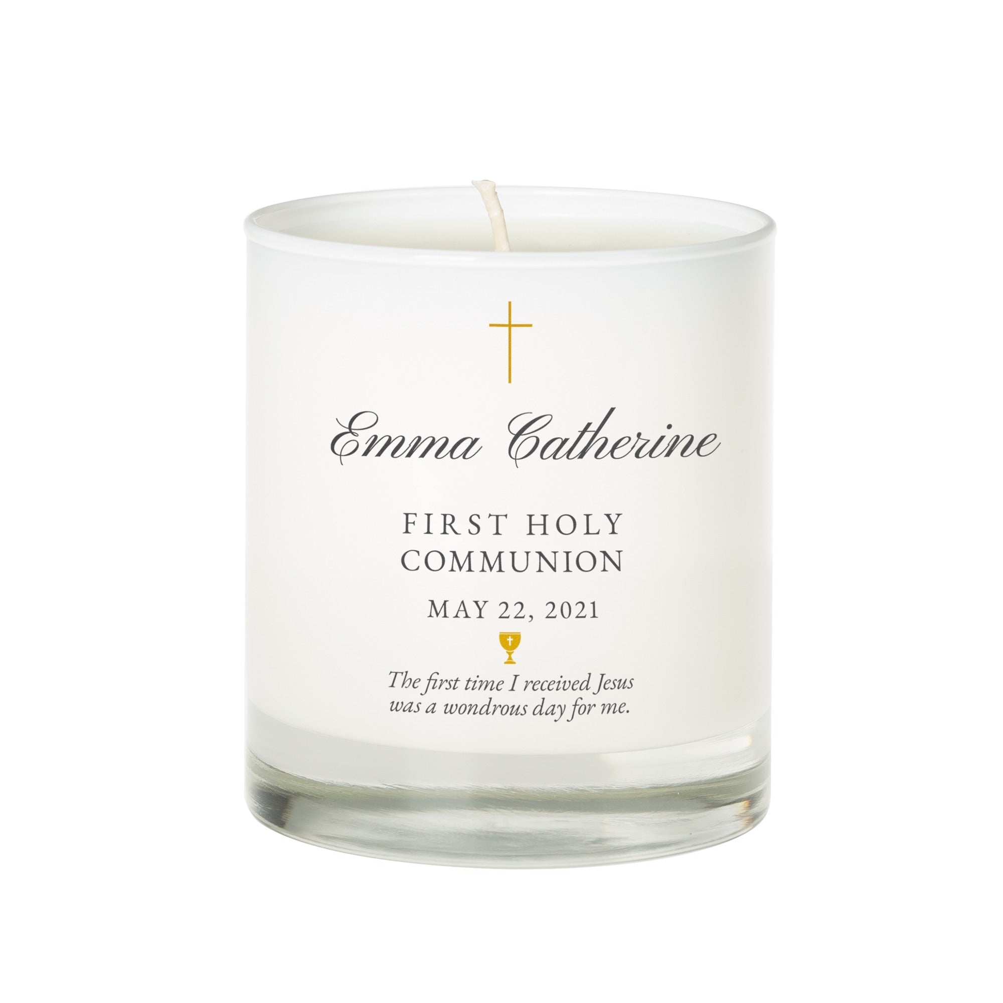 Personalized First Communion Candle | The Catholic Company®