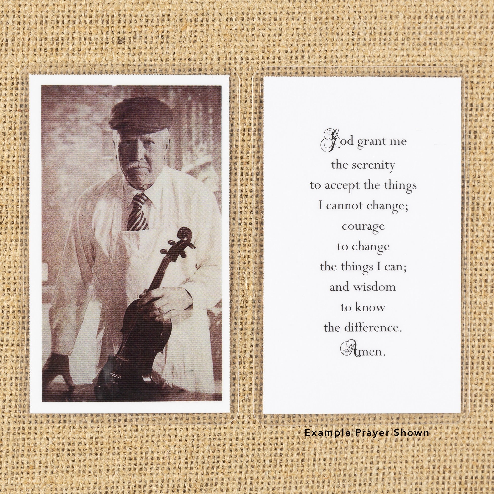 Laminated Personalized Venerable Matt Talbot Prayer Card