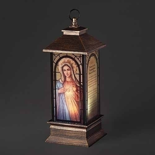 Immaculate Heart of Mary LED Lantern | The Catholic Company®