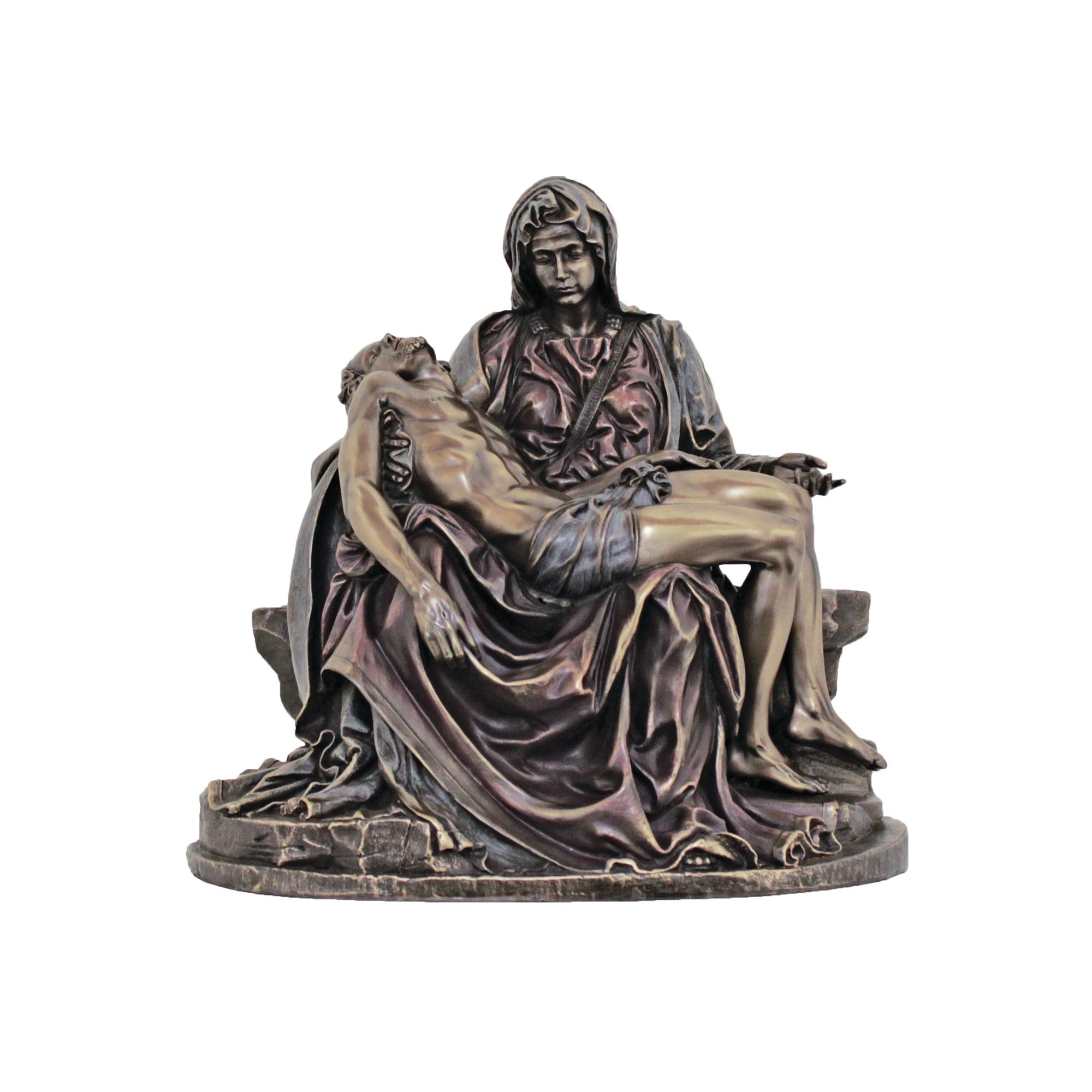 Hand Painted Bronze Pieta Statue - Multiple Sizes | The Catholic Company®