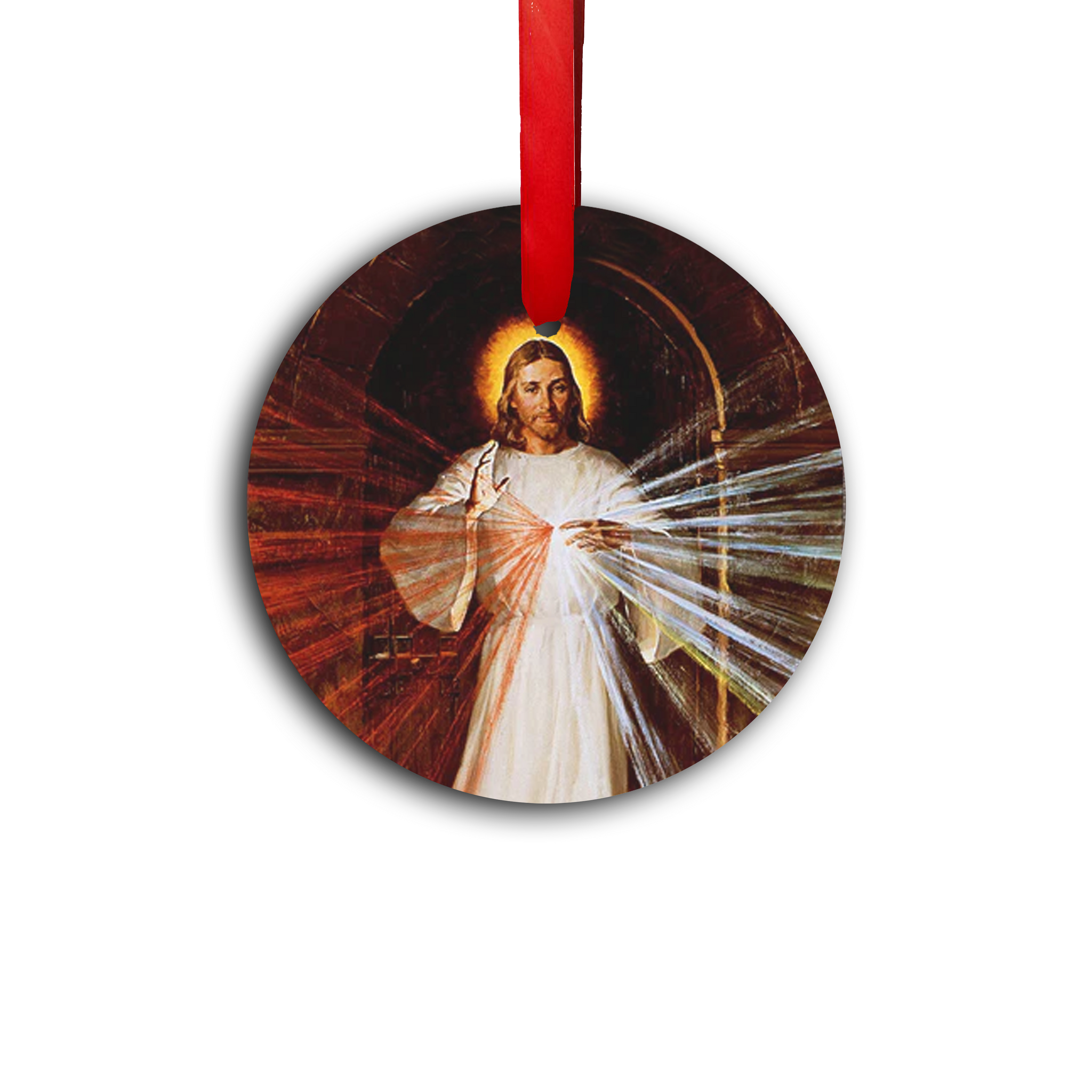 Divine Mercy Glass Ornament | The Catholic Company®
