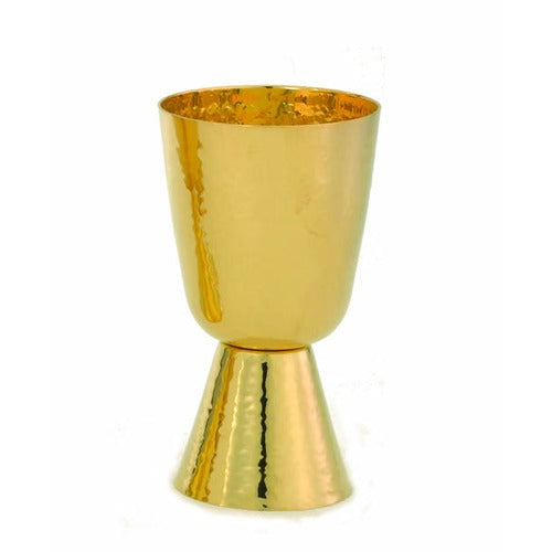 Hammered Gold-Tone Communion Cup | The Catholic Company®