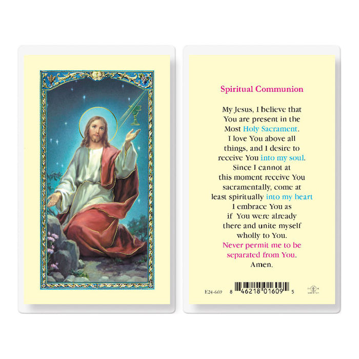 Spiritual Communion - Prayer Card | The Catholic Company®