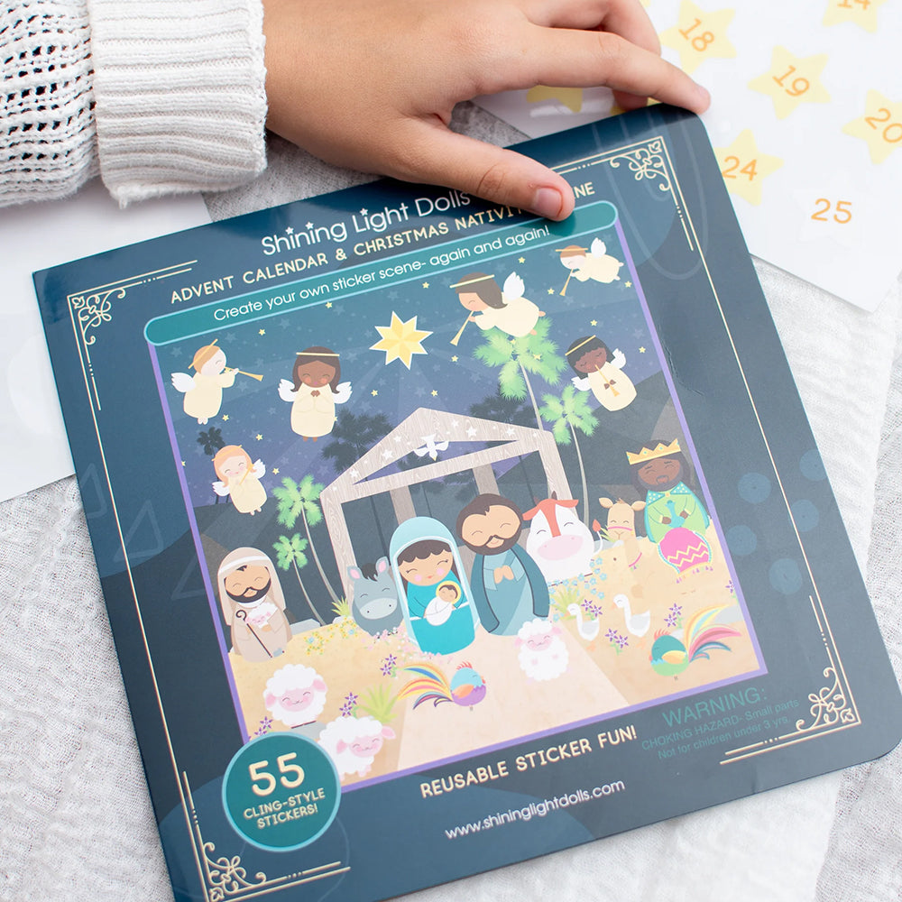 Advent Calendar & Reusable Nativity Sticker Set | The Catholic Company®