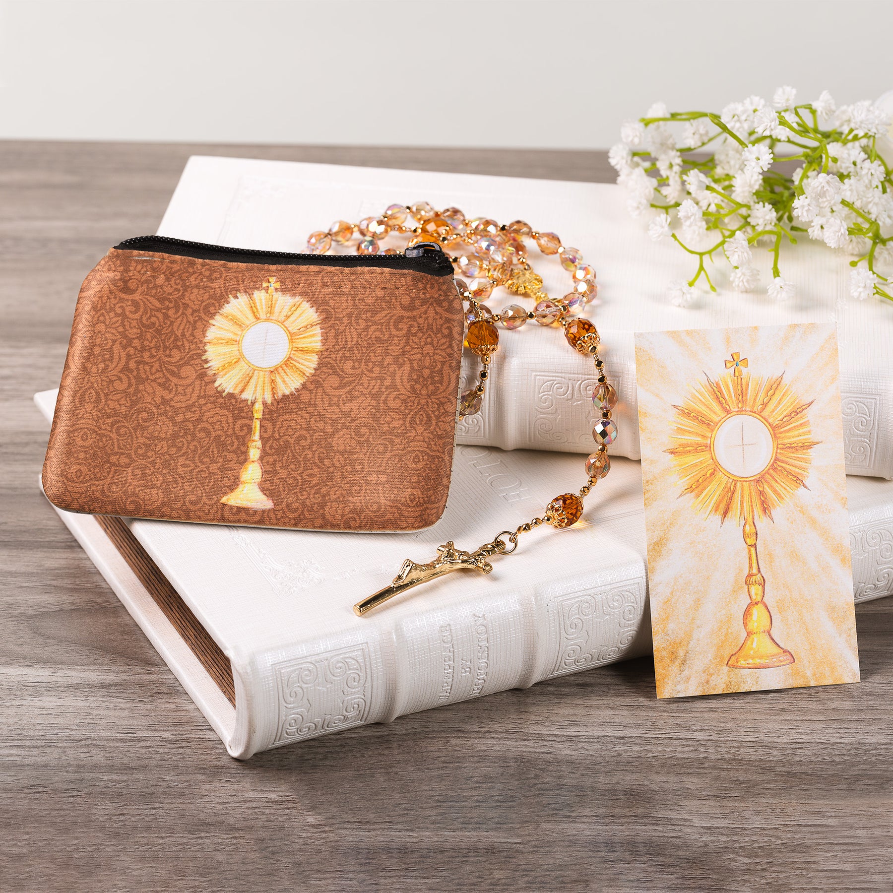 Adoration Rosary & Pouch Gift Set | The Catholic Company®