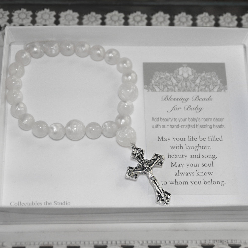 Blessing Beads with Crucifix for Baby | The Catholic Company®
