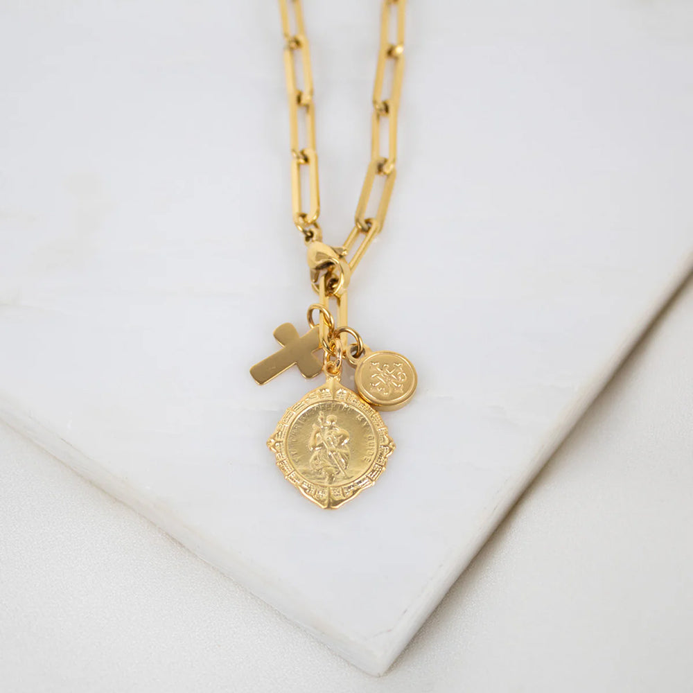 St. Christopher Protection & Guidance Necklace | The Catholic Company®