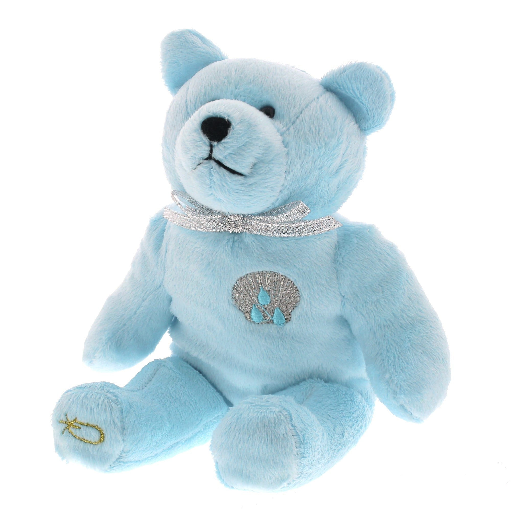 Baptism Bear Plush – Blue, Pink, or White | The Catholic Company®