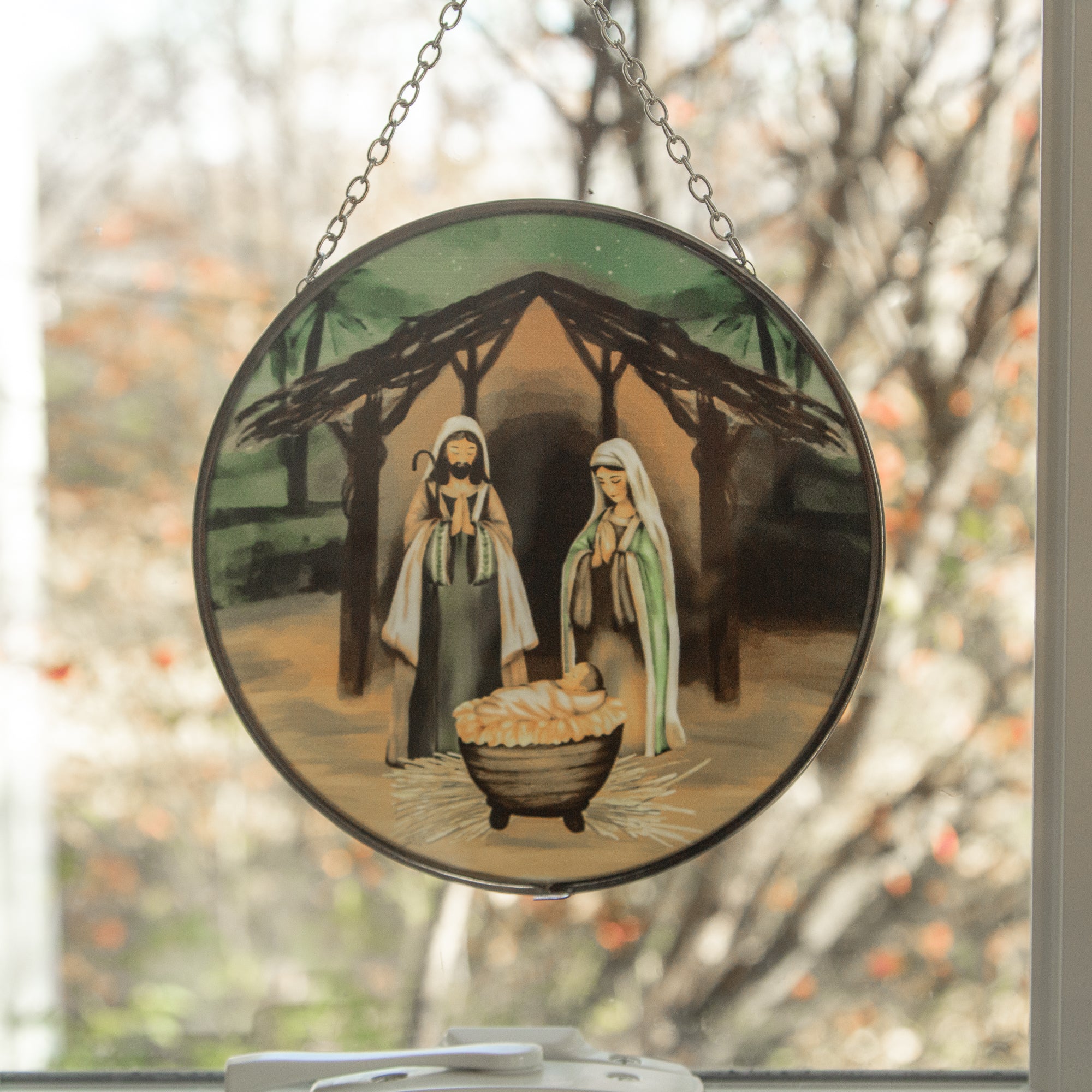 Nativity Suncatcher - 6" | The Catholic Company®