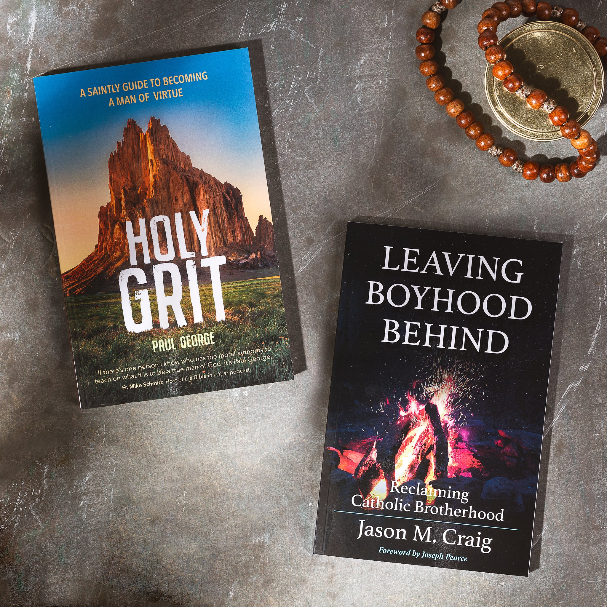 Holy Grit: A Saintly Guide to Becoming a Man of Virtue & Leaving Boyho
