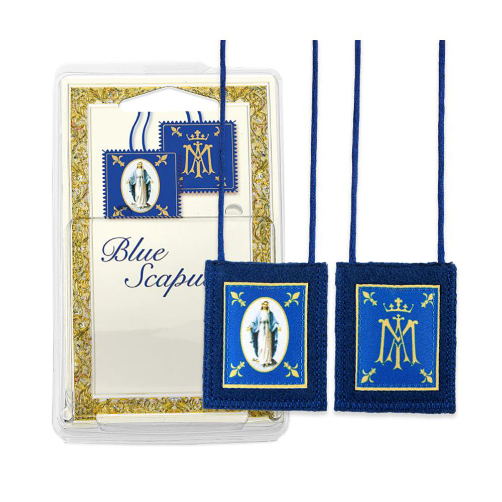 Immaculate Conception Blue Wool Scapular | The Catholic Company®