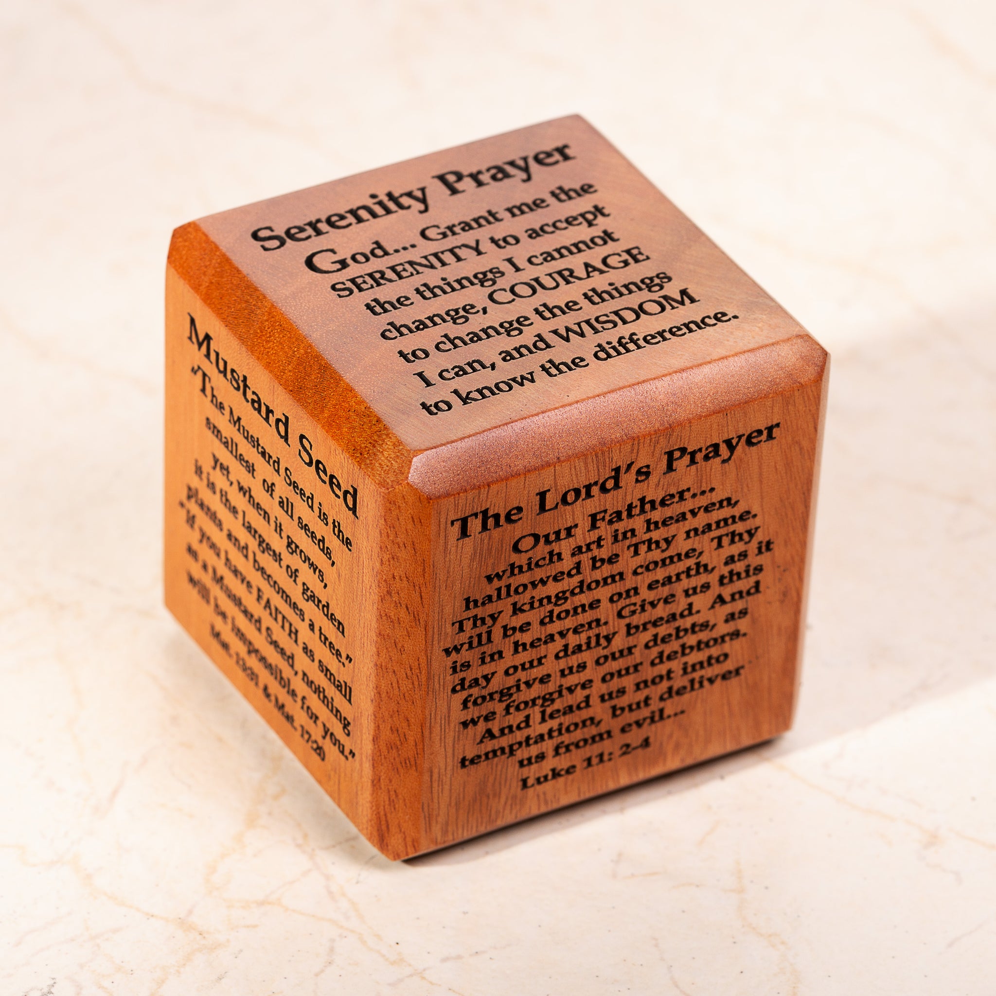 Popular Prayers Scripture Cube | The Catholic Company®