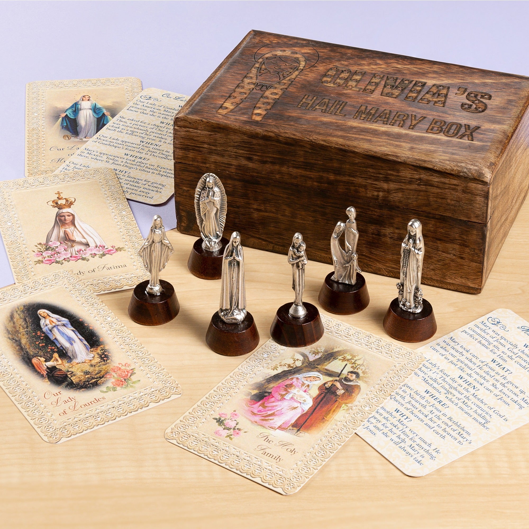 Personalized Hail Mary Saint Box | The Catholic Company®