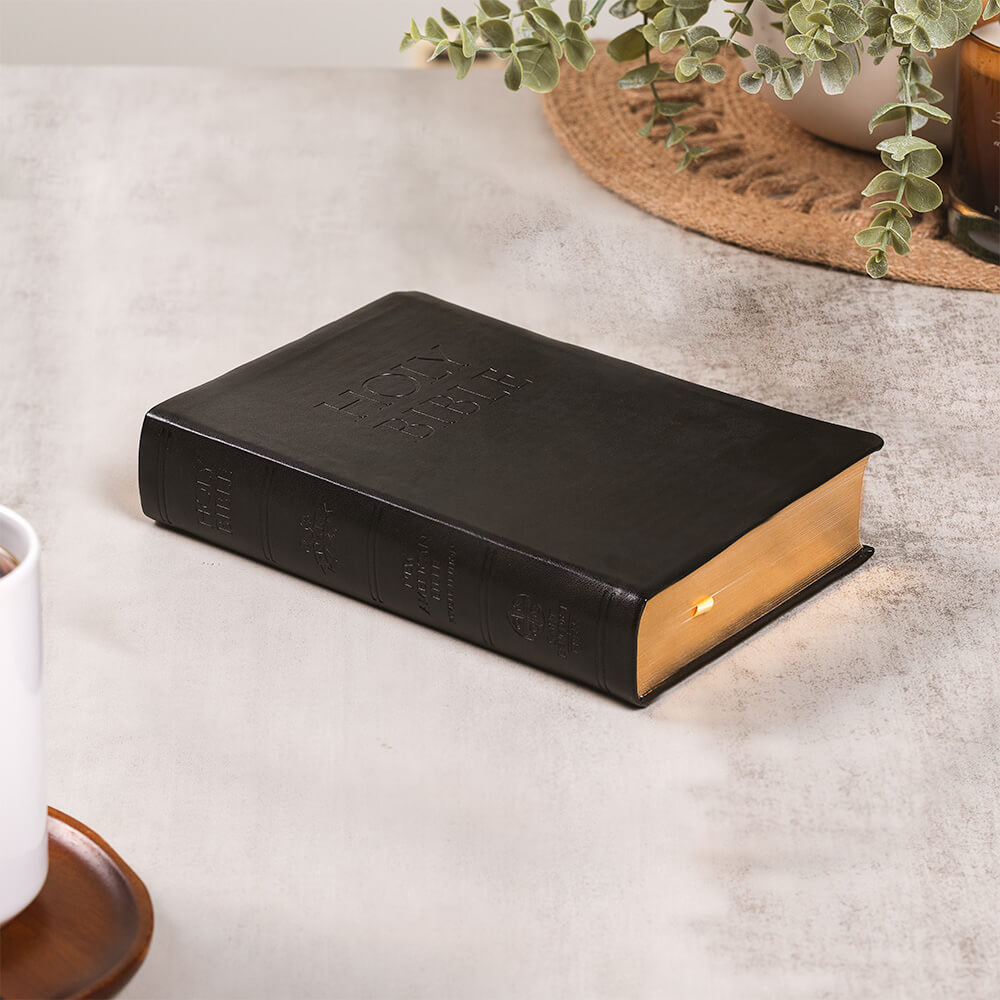 Black Premium Ultra Soft Bible- NABRE | The Catholic Company®