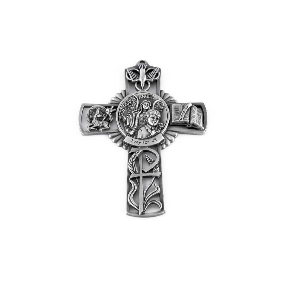 Guardian Angel Boy Wall Cross 5" | The Catholic Company®