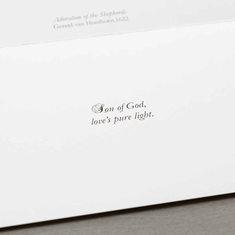 Adoration of the Shepherds Christmas Cards - Set of 20 | The Catholic ...