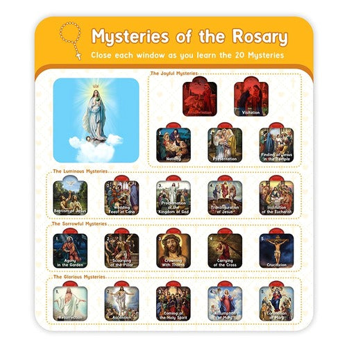 Mysteries of the Rosary Activity Card | The Catholic Company®