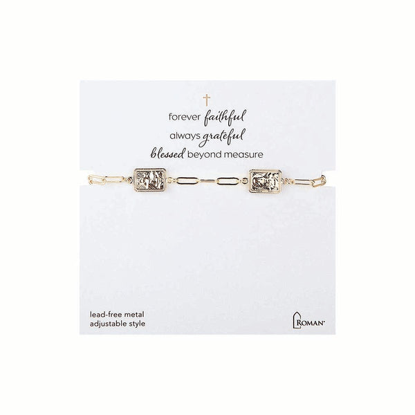 Scapular Chain Bracelet - Gold or Silver | The Catholic Company®