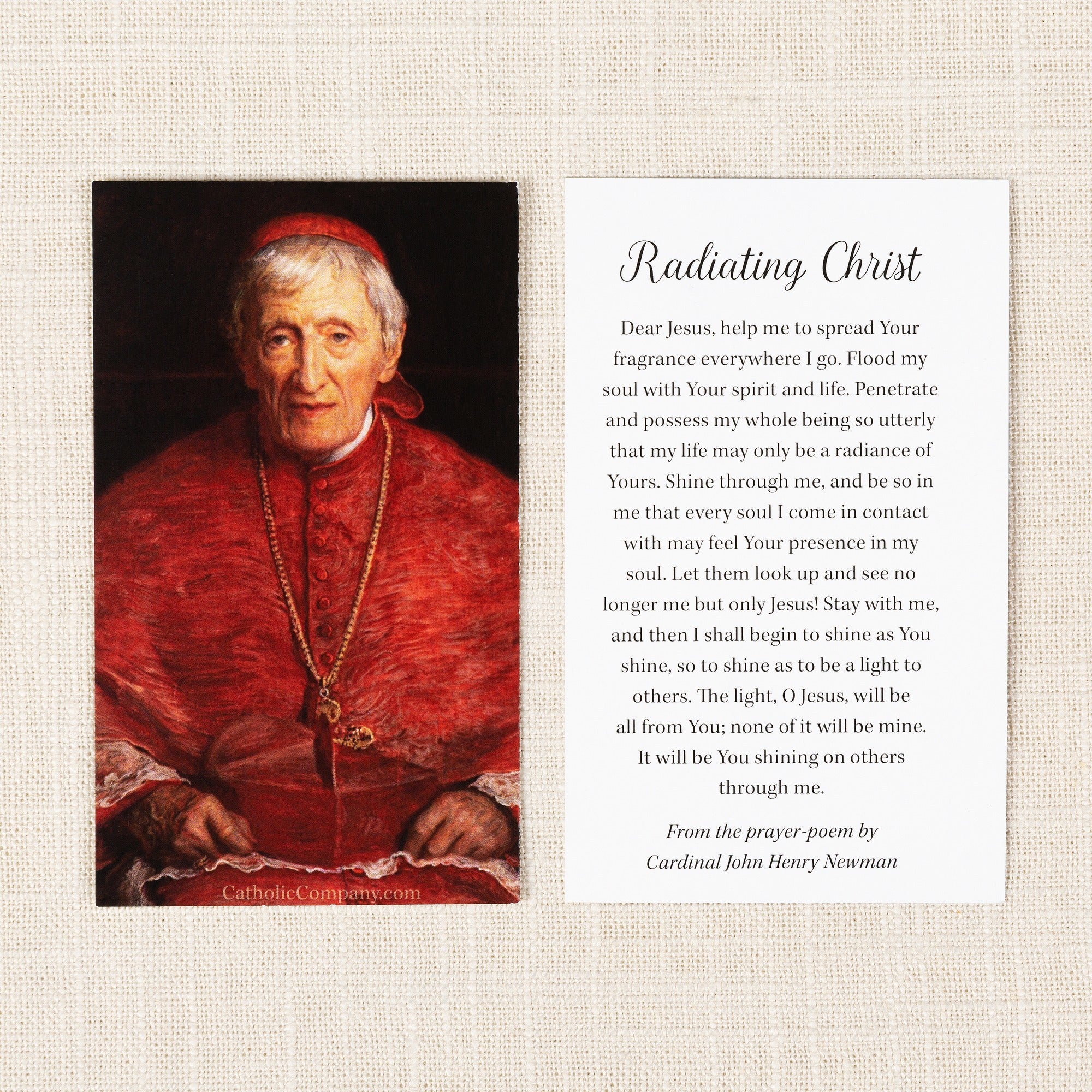 Saint John Newman Prayer Card | The Catholic Company®