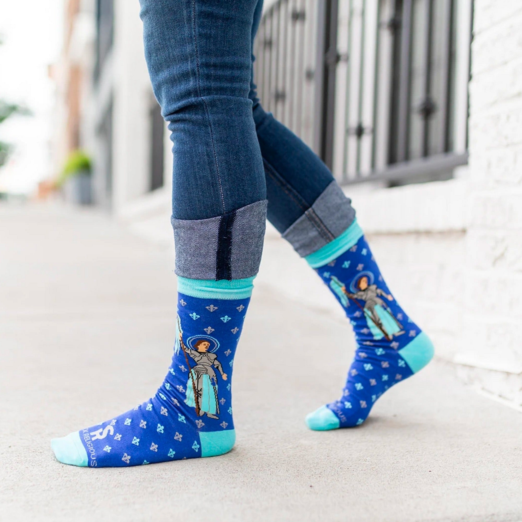 St. Joan of Arc Socks | The Catholic Company®