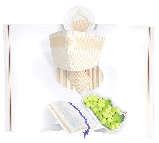 Pop-Up First Communion Greeting Card | The Catholic Company®