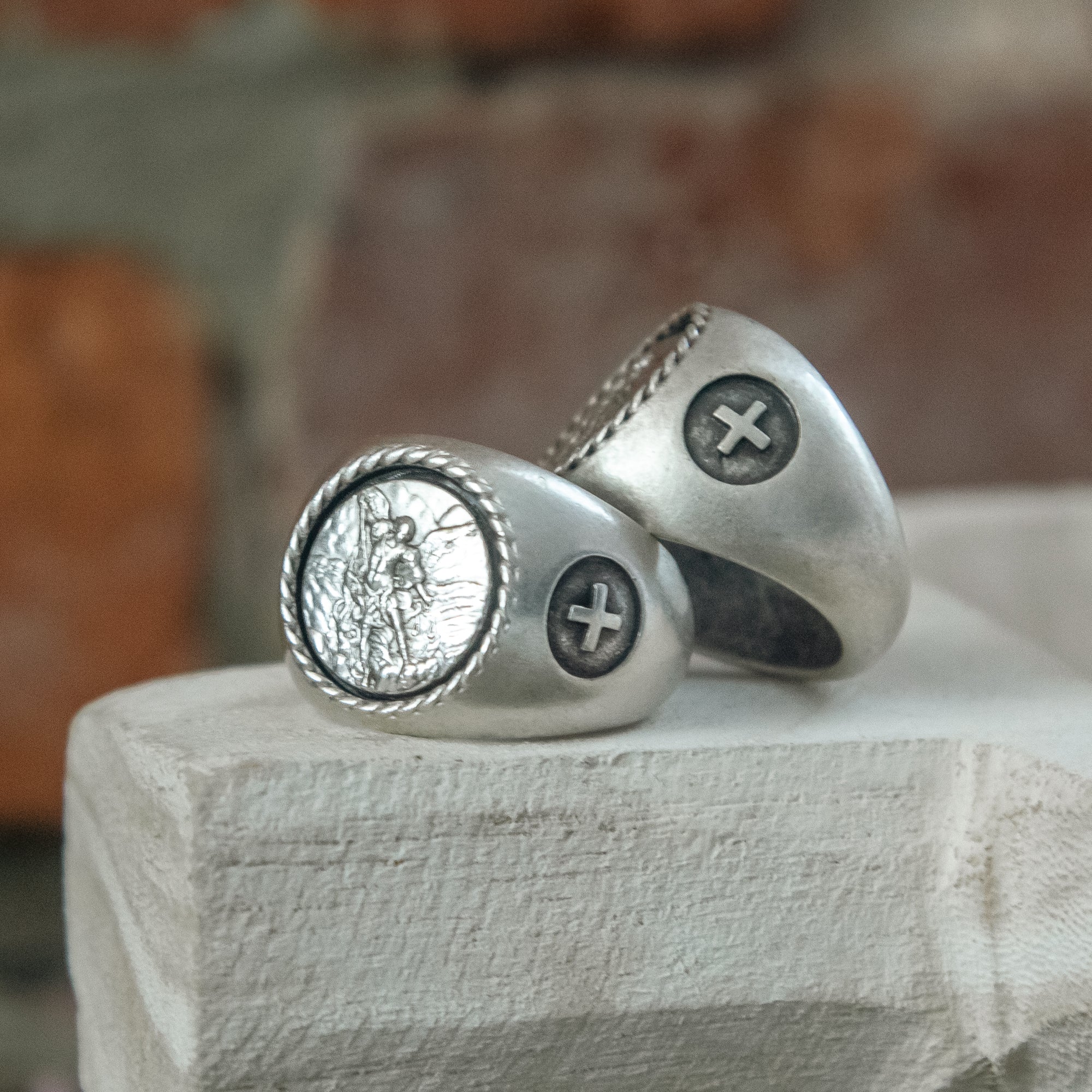 Men's St. Michael Signet Ring | The Catholic Company®