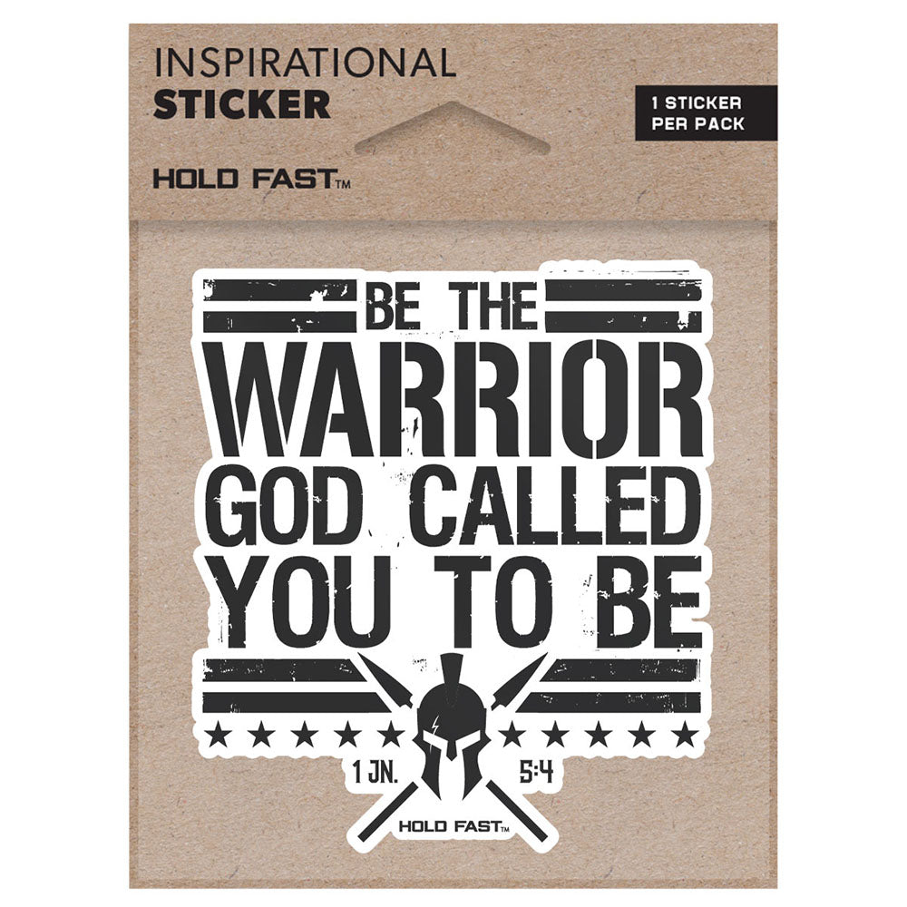 Warrior Hold Fast Vinyl Sticker | The Catholic Company®