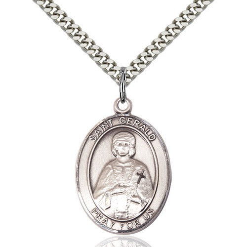 Sterling Silver St. Gerald Pendant | The Catholic Company®