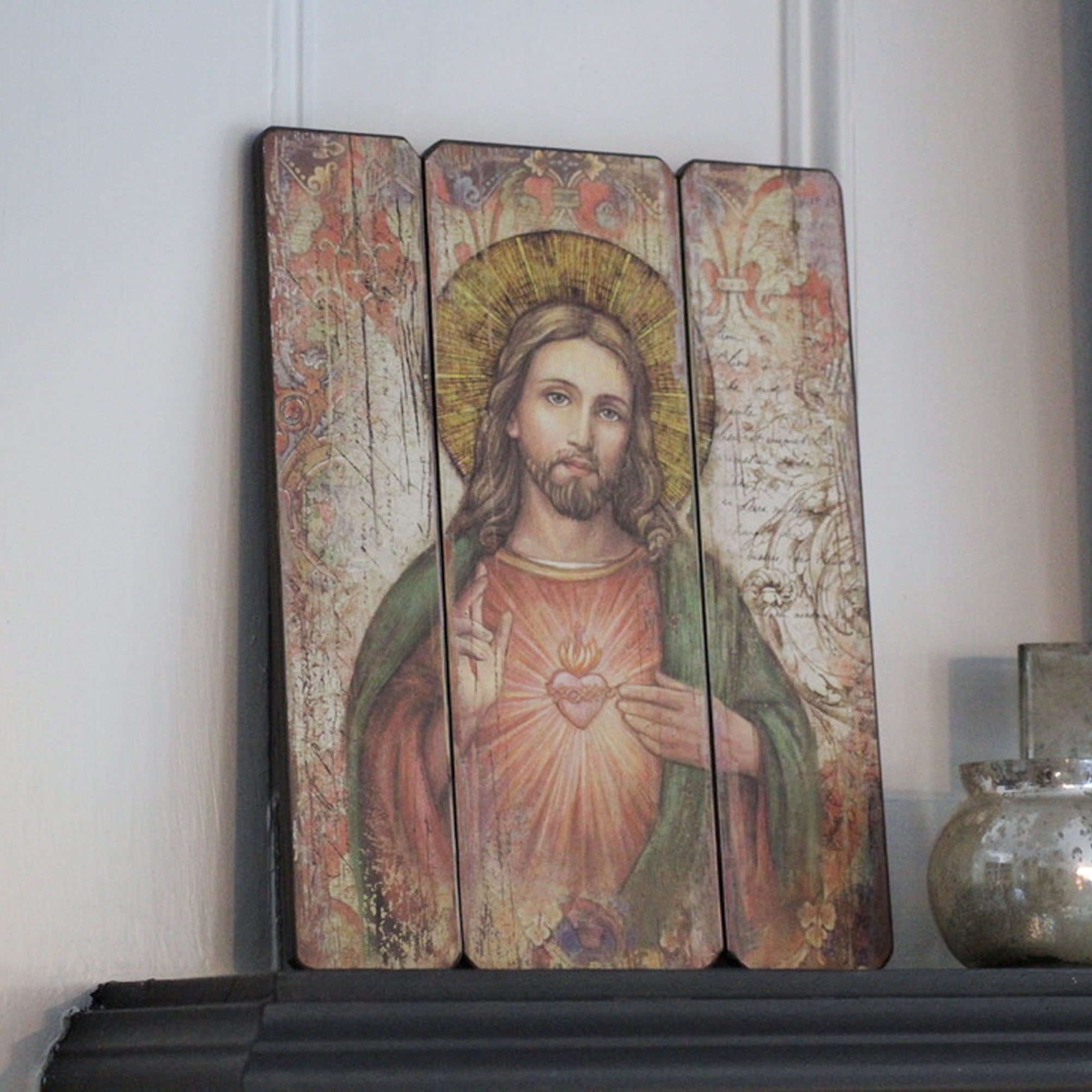 Sacred Heart Wooden Wall Plaque | The Catholic Company®