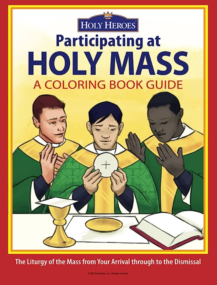 Participating at Holy Mass Coloring Book | The Catholic Company®