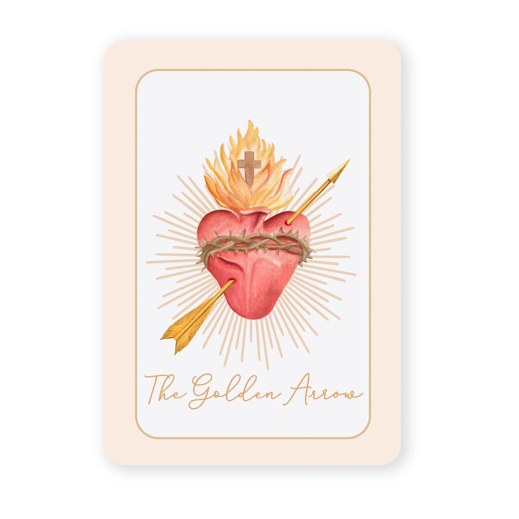 Golden Arrow Prayer Card | The Catholic Company®