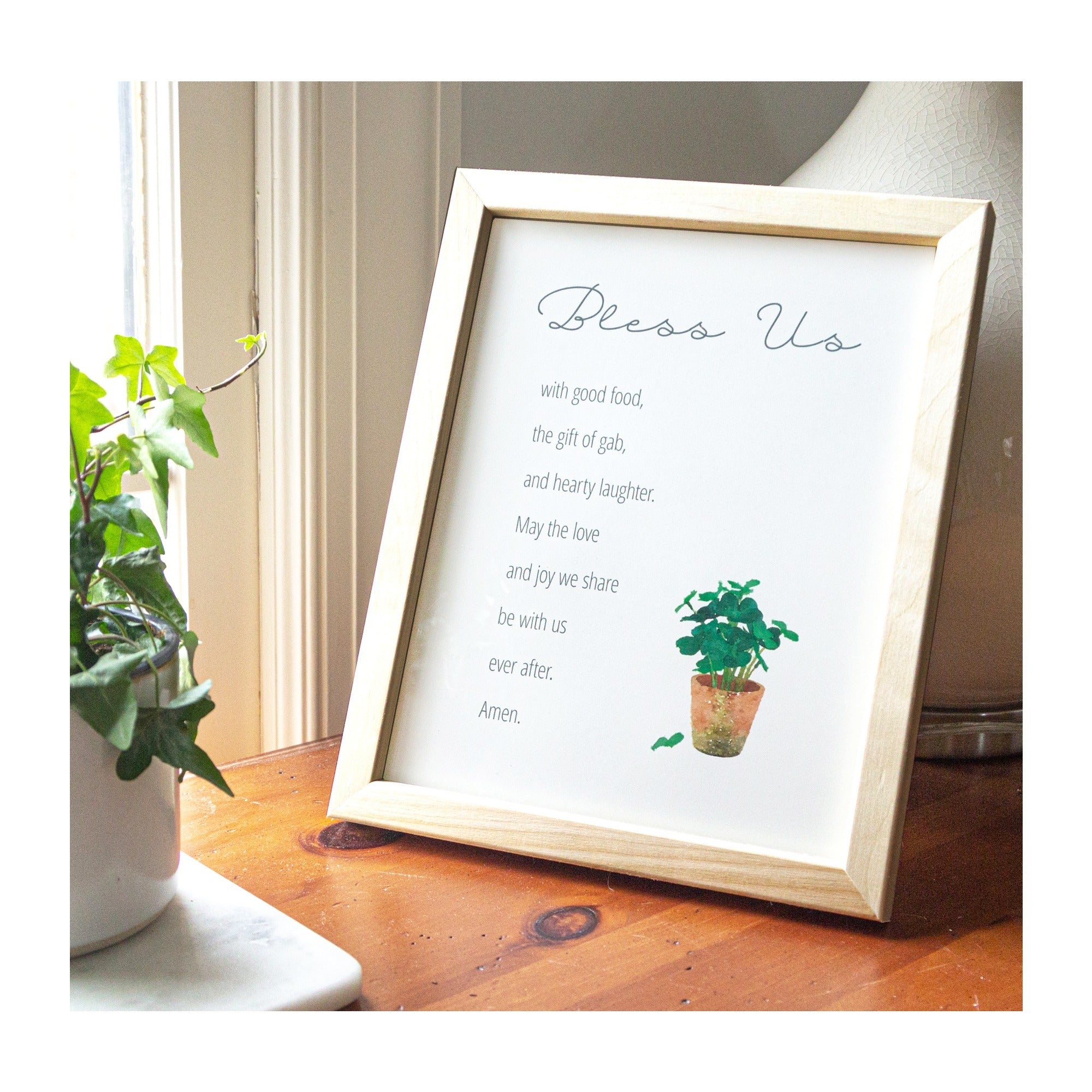 Irish Kitchen Blessing Framed Print | The Catholic Company®