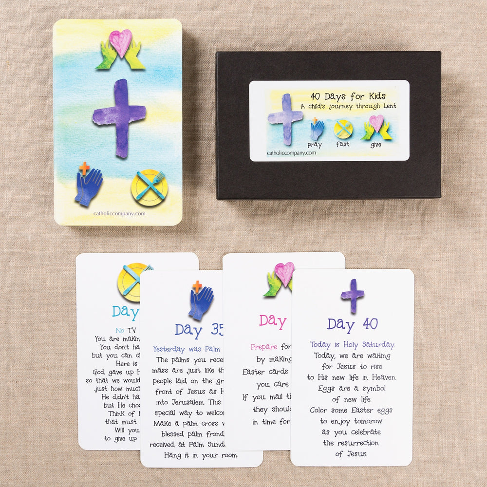 40 Days of Lent Card Pack for Children | The Catholic Company®