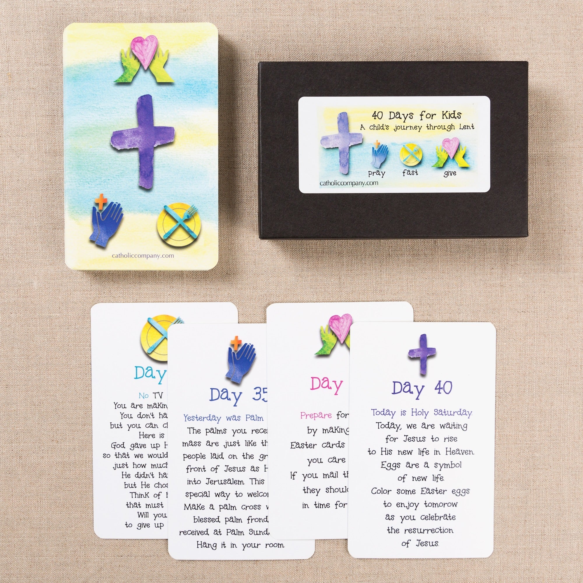 40 Days of Lent Card Pack for Children | The Catholic Company®