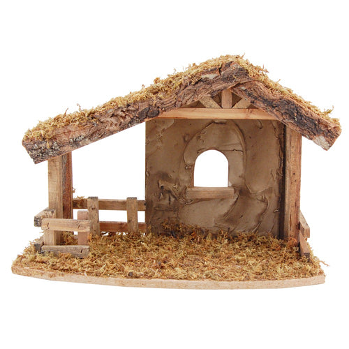 Fontanini Stucco Stable 10.5" | The Catholic Company®