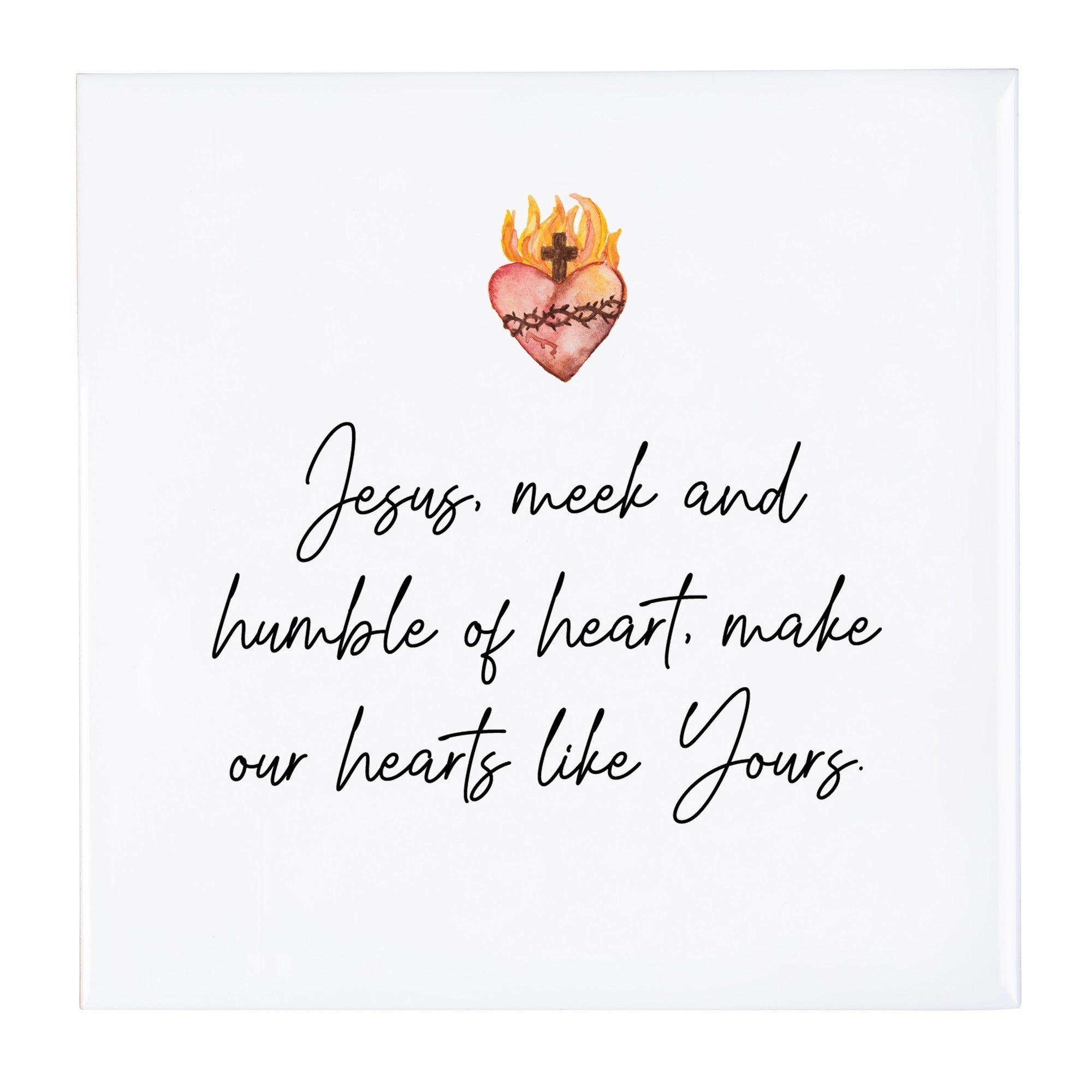 Sacred Heart Prayer Tile | The Catholic Company®