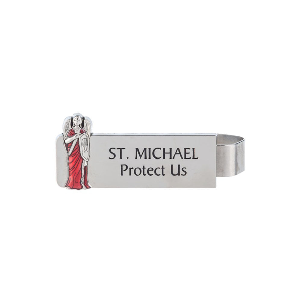 St. Michael Bar Visor Clip | The Catholic Company®