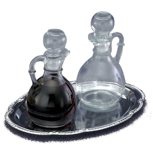 SET - 6 oz. Bottles with Tray Communion Wares | The Catholic Company®