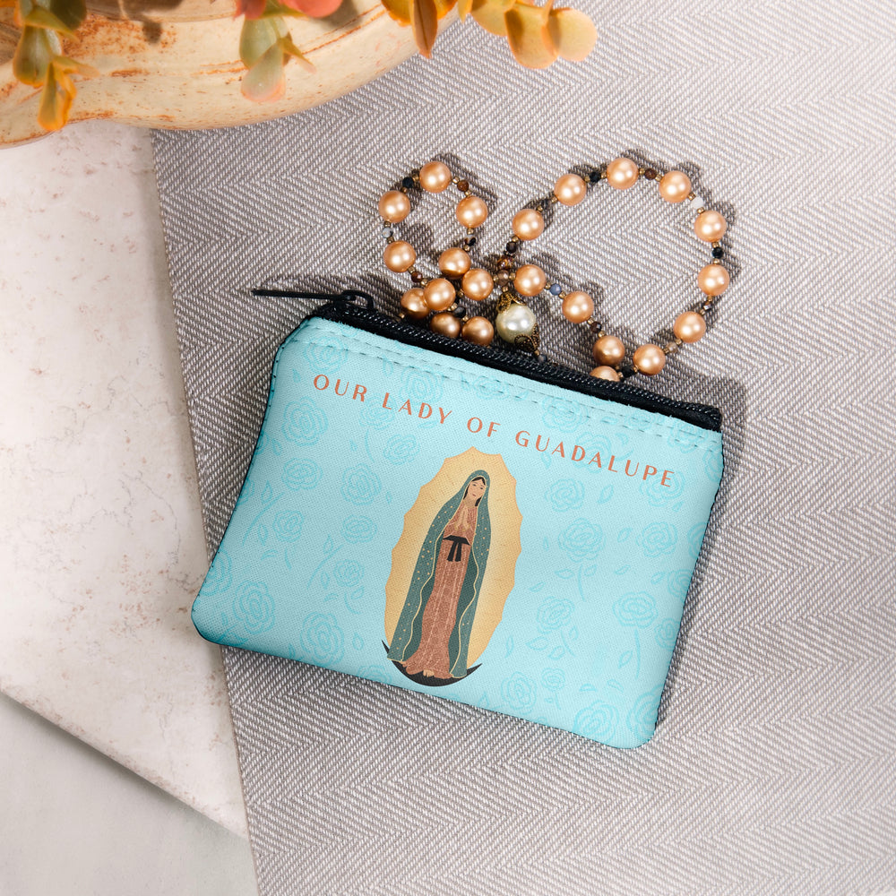Personalized Our Lady of Guadalupe Rosary Pouch | The Catholic Company®