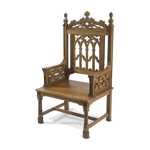 Handcrafted Hardwood Celebrant Chair | The Catholic Company®