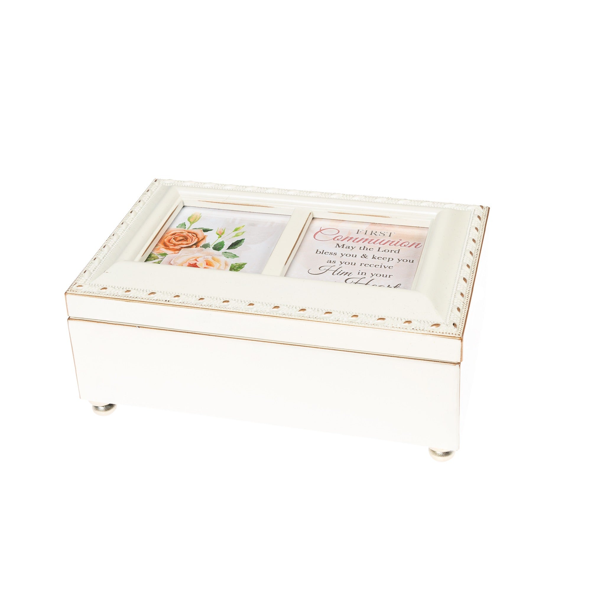 First Communion Blessings Small Keepsake Music Box | The Catholic Company®